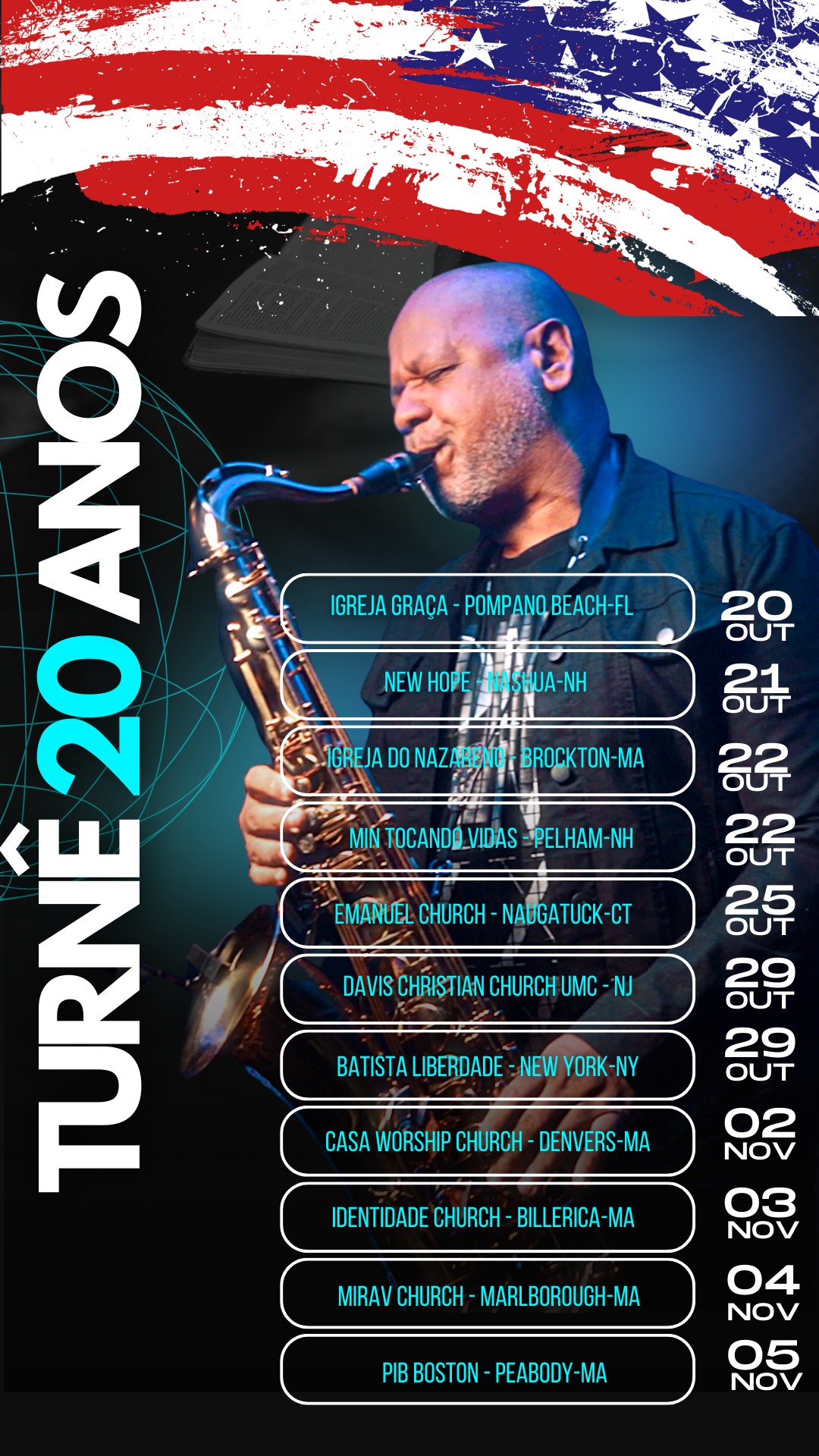 20 anos de música:O saxofonista carioca Angelo Torres faz turnê pelos ...